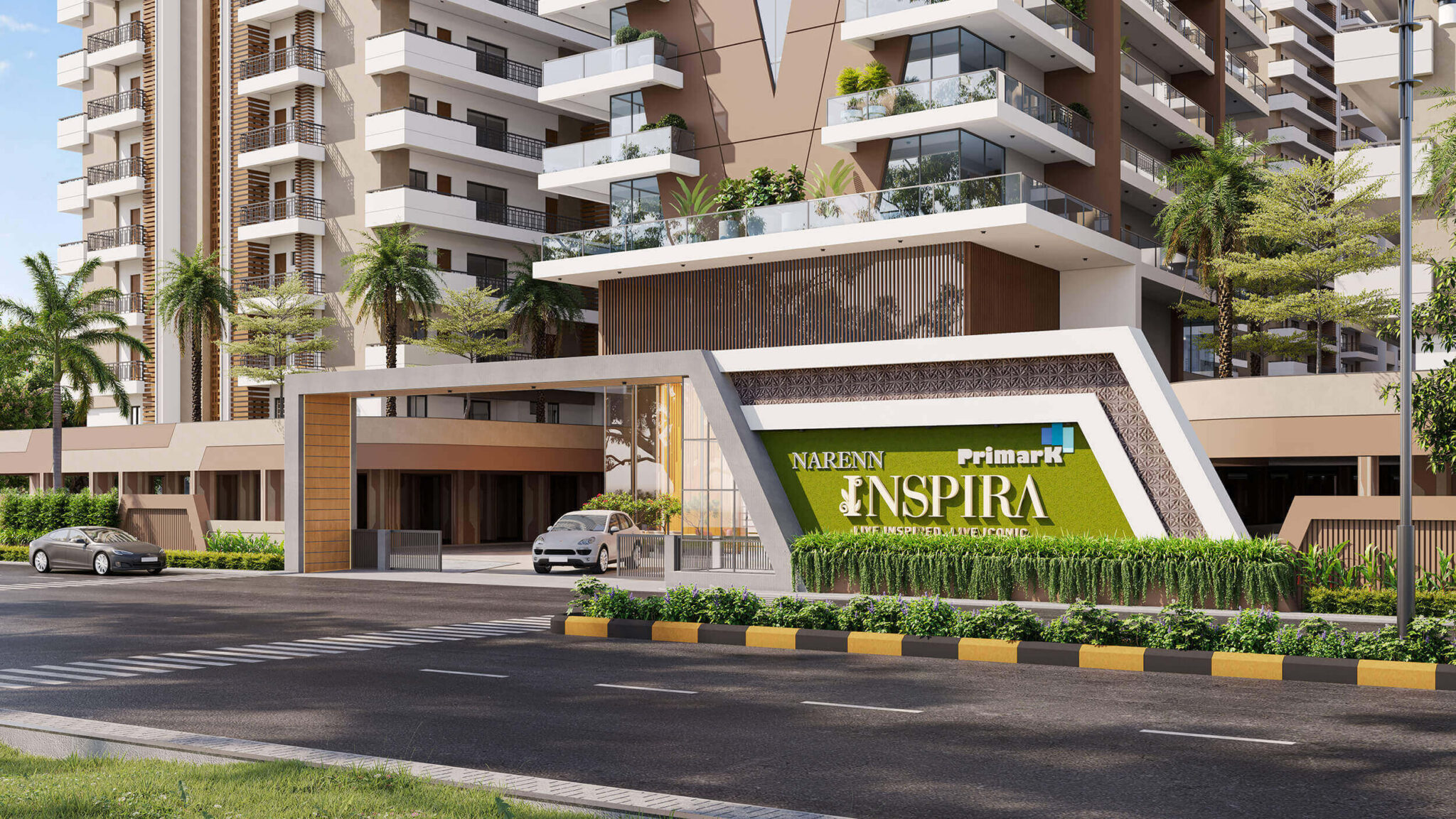 Highrise 2 & 3 BHK Flats for Sale in Miyapur - Primark Inspira